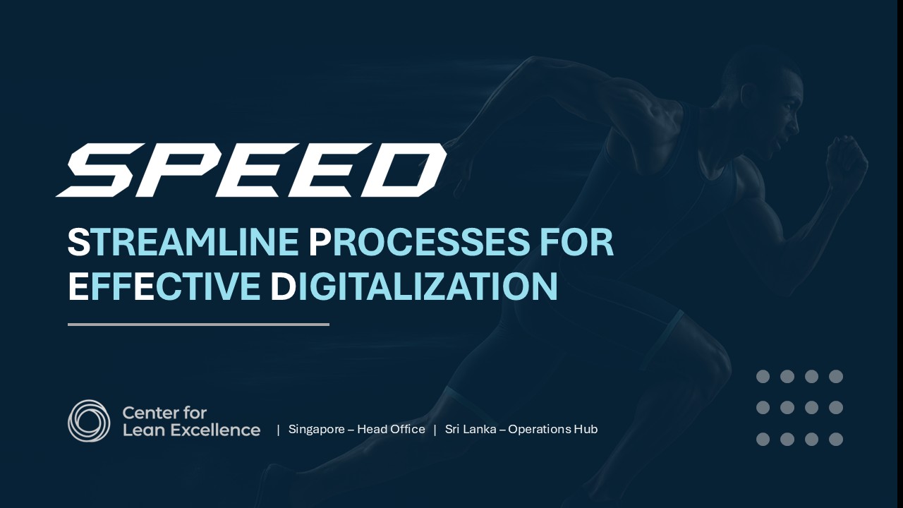 SPEED - Streamline Processess for Effective Digitalization