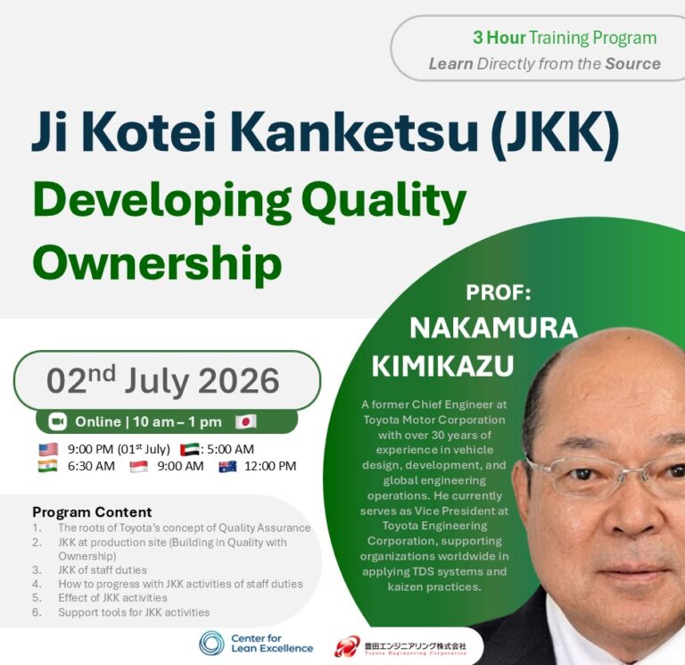 Ji Kotei Kanketsu - Center for Lean Excellence